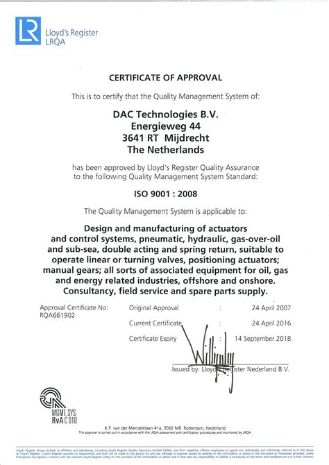 Arcelormittal Iso 9001 Certificate