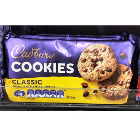 Cadbury Cookies Classic Chocolate Chip Cookies 156g Assorted