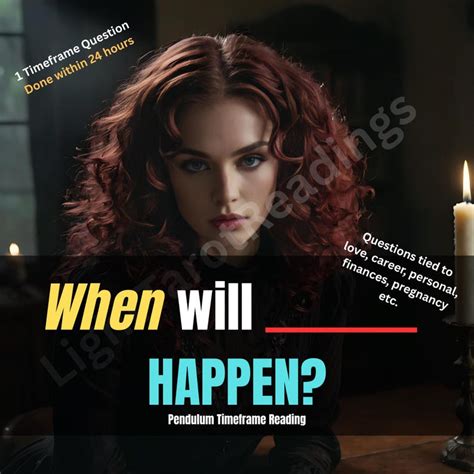 Timeframe Pendulum Reading When Will It Happen Psychic Love Career