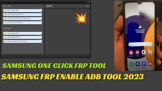 Samsung One Click Frp Tool V7 5 Samsung Frp Enable Adb Tool 2024 Adb