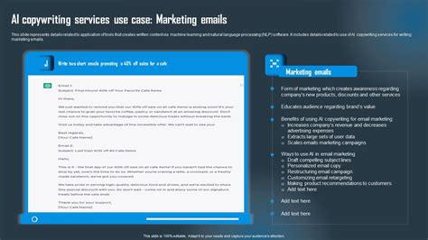 AI Copywriting Services Use Case Marketing Emails Designs PDF