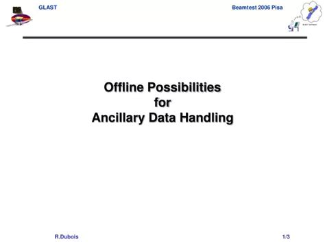 Ppt Ancillary Data Handling Strategies For Raw Data Processing Powerpoint Presentation Id