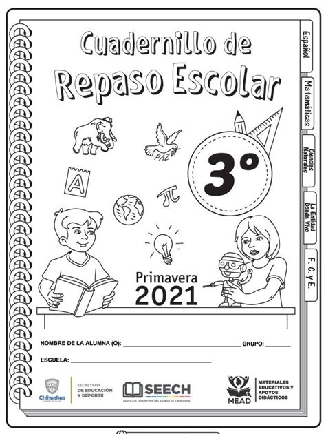 Cuadernillo De Actividades Para Niños De Primaria Para Imprimir 2021