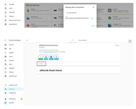 Installing Sonoff Intergration For Home Assistant On Itead Ihost Device