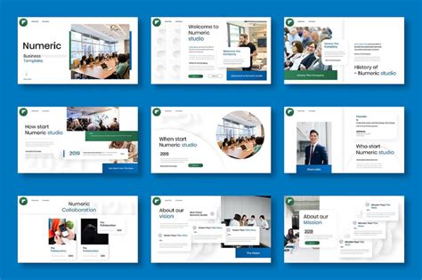 Numeric Business Powerpoint Template Templatemonster
