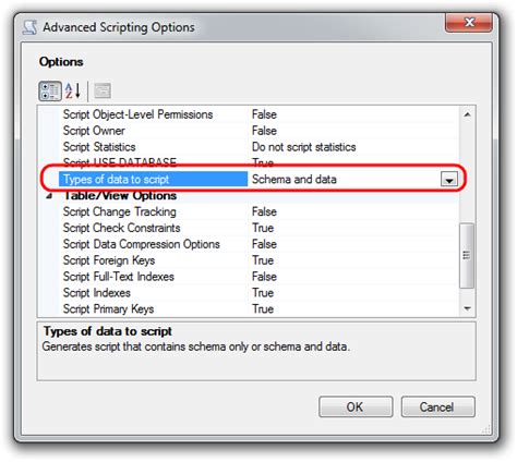 Sql Server Generate Scripts Stack Overflow