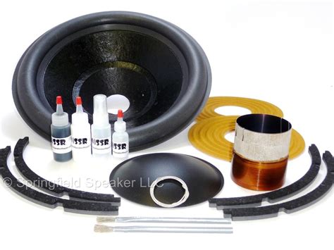 15 Mmats Juggernaut Recone Kit Dual 1 Ohm Pro Kit Springfield Speaker