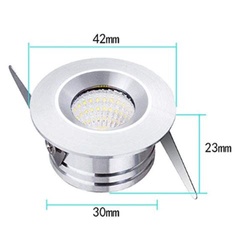 Inbouwspot Mm Zaagmaat Mini Led W Zilver Ledspot Planet