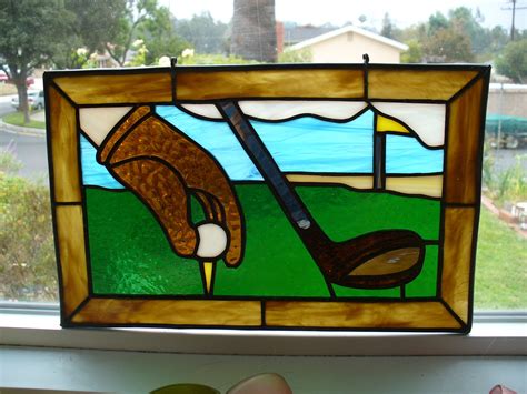 Golf Stained Glass Patterns Golf Stained Glass Patterns