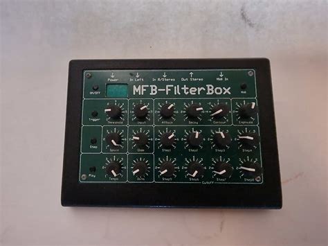 Mfb Filterbox Analog Stereo Filter Stepsequencer Reverb