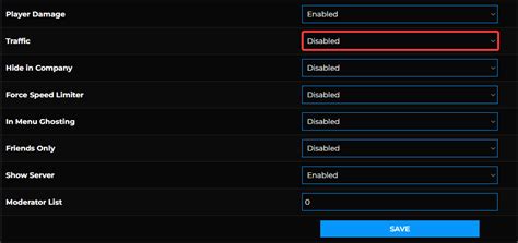 How To Disable Traffic On Your Euro Truck Simulator 2 Server Ets2 And Ats Knowledgebase