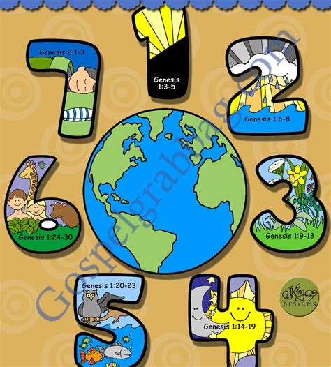 Lds Printable Pictures Of The Creation Of The World Templates