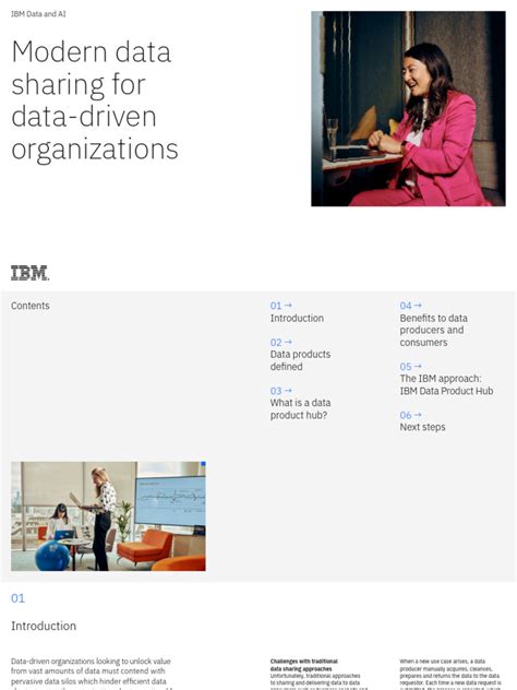 Modern Data Sharing For Data Driven Organizations Pdf Ibm Db2 Cloud Computing