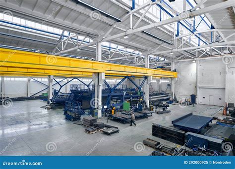 Department Of Small Details Welding And Assembling At Plant Stock Image