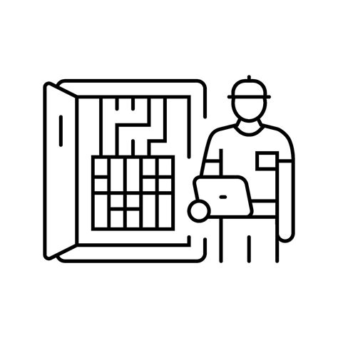 Data Logging Audit Energy Line Icon Illustration 52846970 Vector Art At