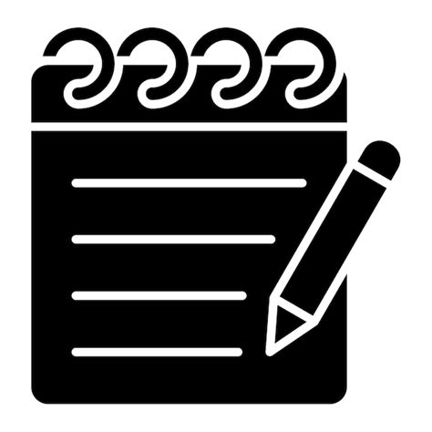 Premium Vector Notepad Icon