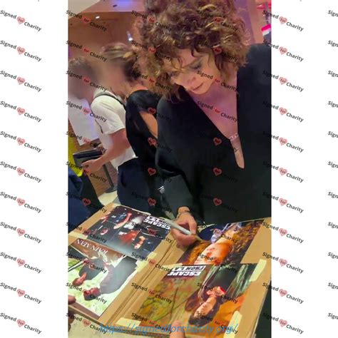 Valeria Golino Signed Photo Rain Man Signedforcharity