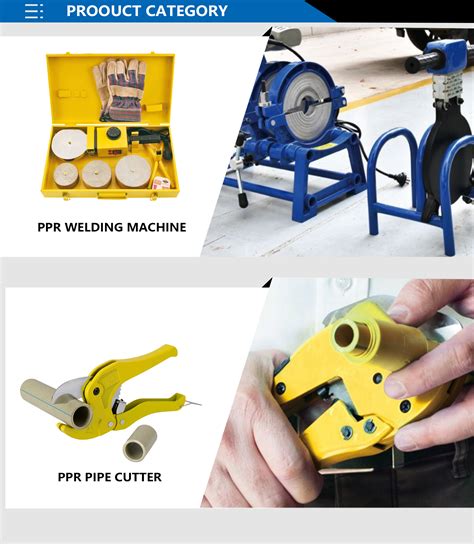 현대 디자인 휴대용 플라스틱 Ppr Pvc 융합 용접기 용접 기계 Dj 015 판매