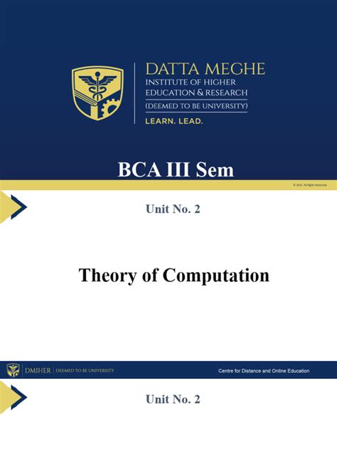 Unit 2 Toc Odl Pdf Regular Expression Theoretical Computer Science