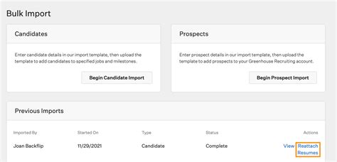 Bulk Import Candidates From Spreadsheet Greenhouse Support