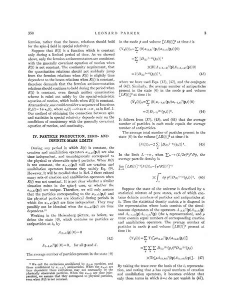 Pdf Quantized Fields And Particle Creation In Expanding Universes Ii
