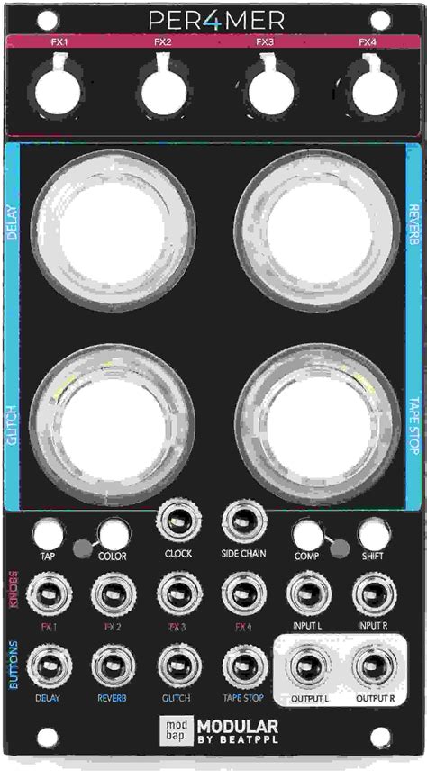 Modbap Modular Per4mer Eurorack Effects Module Sweetwater