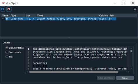 View Variable Explorer Supported Objects In The Object Explorer · Issue