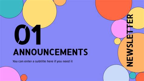 New Product Announcement Newsletter Presentation