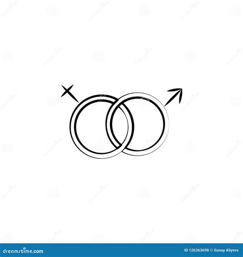 Gender Sex Concept Line Icon Simple Element Illustration Gender Sex Concept Outline Symbol