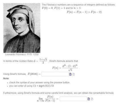 Solved The Fibonacci Numbers Are A Sequence Of Integers
