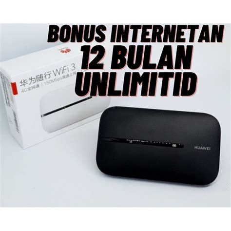Jual Modem Huawei E5576 Max Unlock Bonus Internetan 12 Bulan Tanpa Batas Baterai Double 5000mah