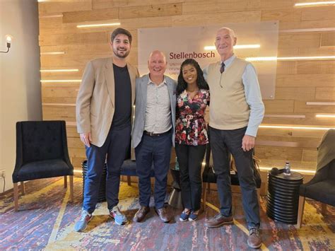 It Was A Wonderful Privilege To Share The Stage At Stellenbosch University With Justice Edwin