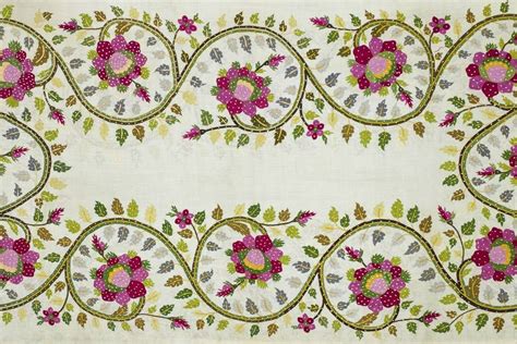 Embroidery Fabric Pattern By William Morris Free Texture