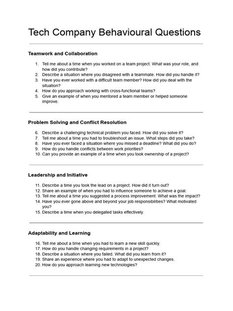 Behavioural Questions Pdf Social Psychology Behavior Modification