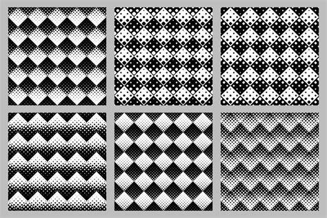 6 Seamless Rounded Square Patterns Graphic By Davidzydd · Creative Fabrica