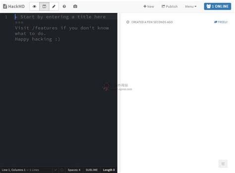 hackmd 基於markdown筆記共享網 網站導航