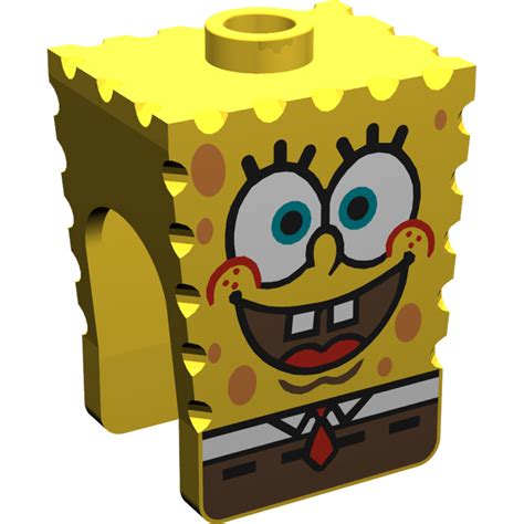 Lego Yellow Spongebob Squarepants Head With Open Smile 54876 Brick Owl Lego Marketplace