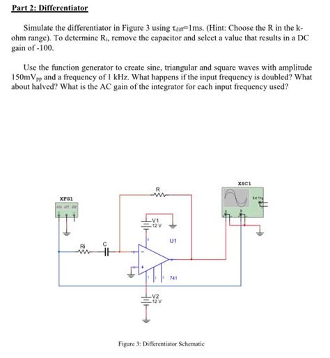 Solved Background Offse Null Inverting 2 Non Inverting 3