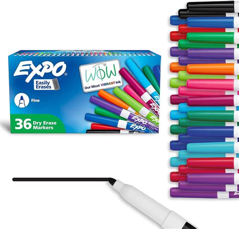 Wholesale Expo Fine Tip Low Odor Dry Erase Markers 36 Count Assorted