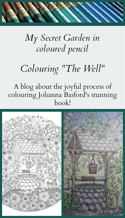 Colouring The Well In Johanna Basfords Beautiful Colouring Book My Secret Garden M Secret