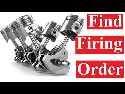 How to find engine firing order - YouTube