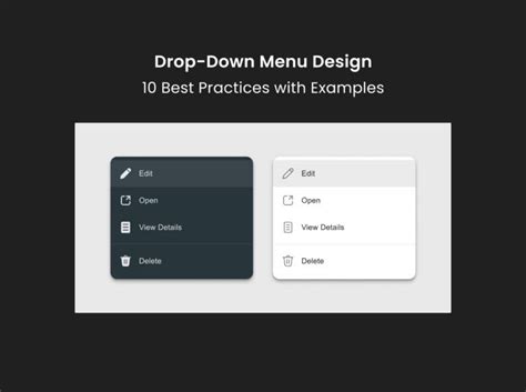 10 Best Practices For Designing Drop Down Menu UX Design World
