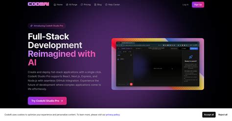 Codeai Studio Pro Streamlined Full Stack Automation With Enhanced Privacy