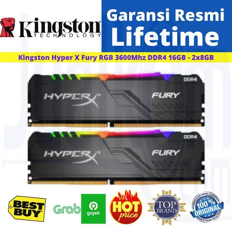 Jual Ram Ddr4 Kingston Hyperx Fury Rgb Ddr4 3600mhz 16gb 2x8gb Hx436c17fb3ak2 16 Shopee Indonesia