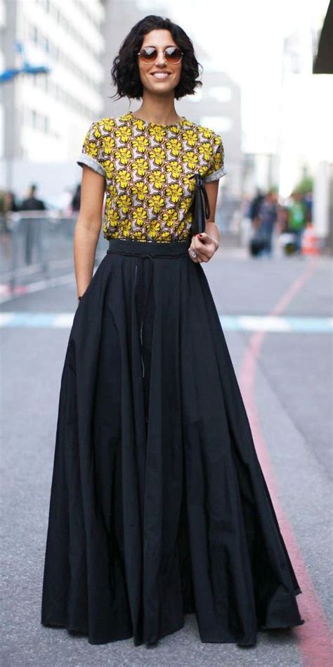 Summer Maxi Skirt Outfits Prestastyle