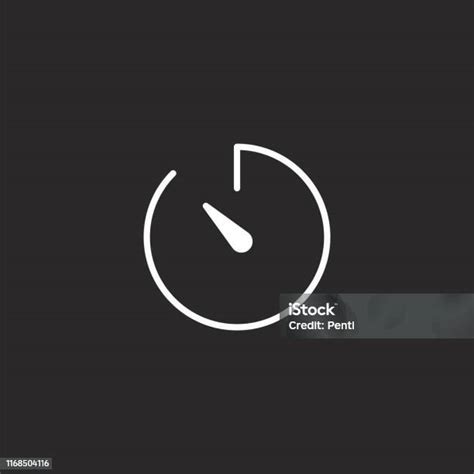 스톱워치 아이콘 웹 사이트 디자인 및 모바일 응용 프로그램 개발을위한 채워진 스톱워치 아이콘 검은 색 배경에 격리 된 필수 편집 컬렉션에서 스톱워치 아이콘 0명에 대한 스톡