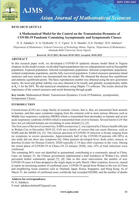 Sir Model Disease Modelling Epidemiology Pdf