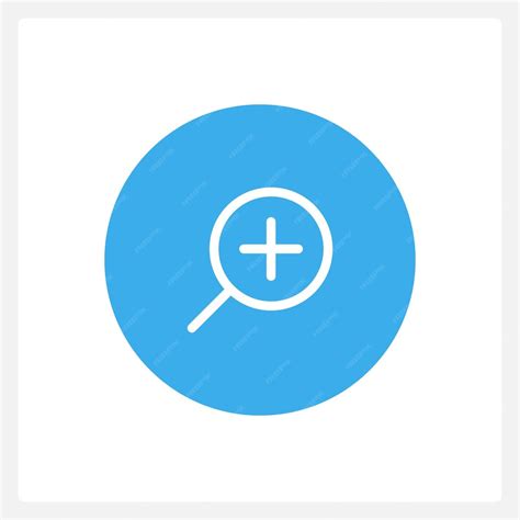 Premium Vector Active Zoom In Button Ui Element Template