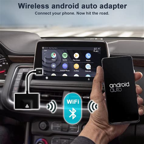 Teeran Adaptador inalámbrico Android Auto para fábrica OEM con cable ...