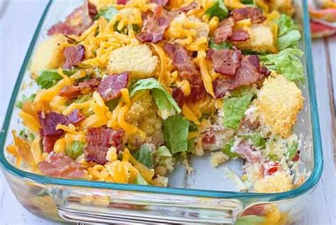 Cornbread Salad Recipe Easy Southern Layered Favorite